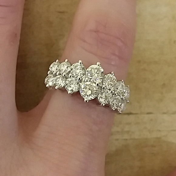 Moissanite Fire | Jewelry | Moissanite Anniversary Ring | Poshmark